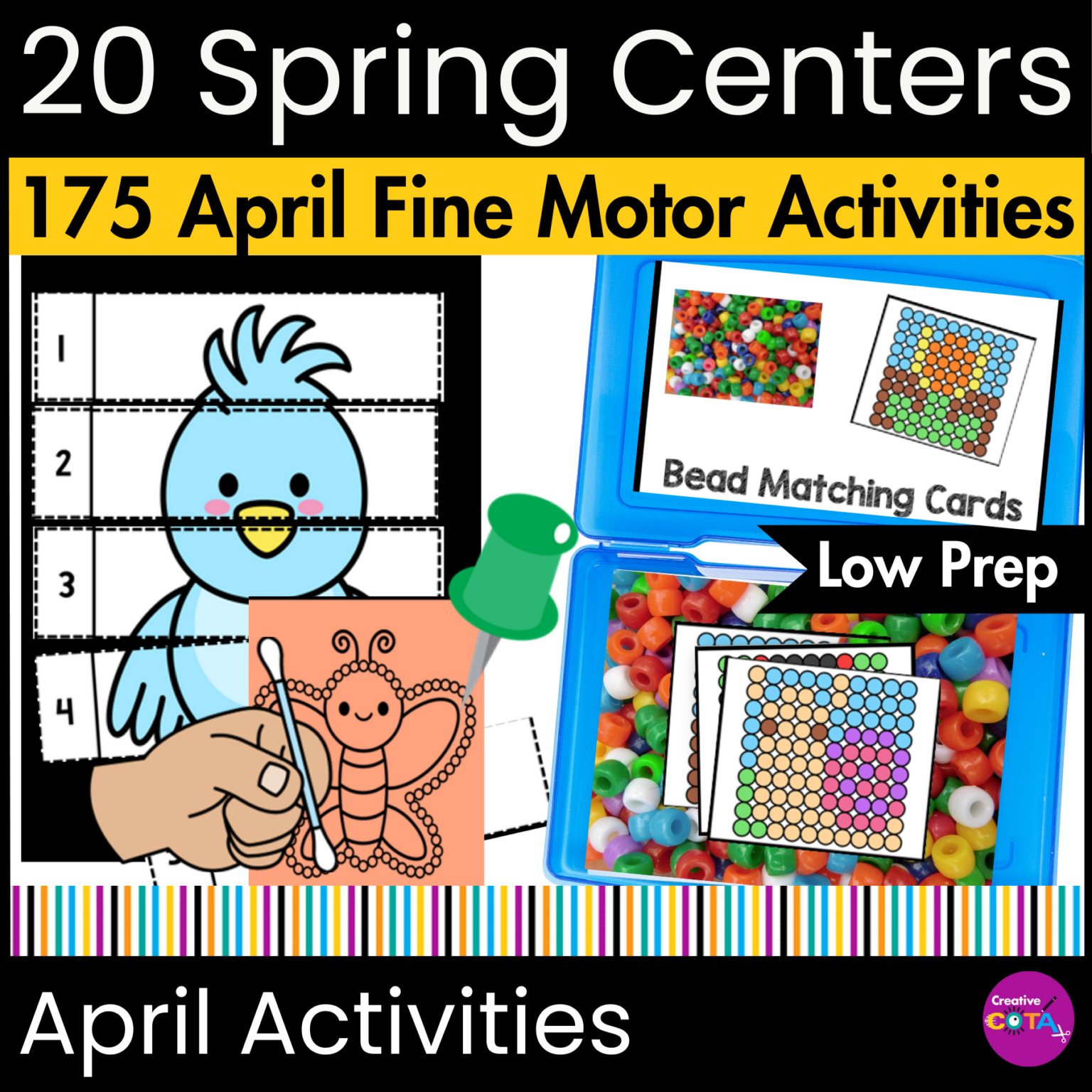 Quick Spring Fine Motor Occupational Therapy Activities for Busy Days ...