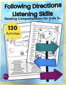 Listening Skills and Following Direction Activities That Build Reading ...